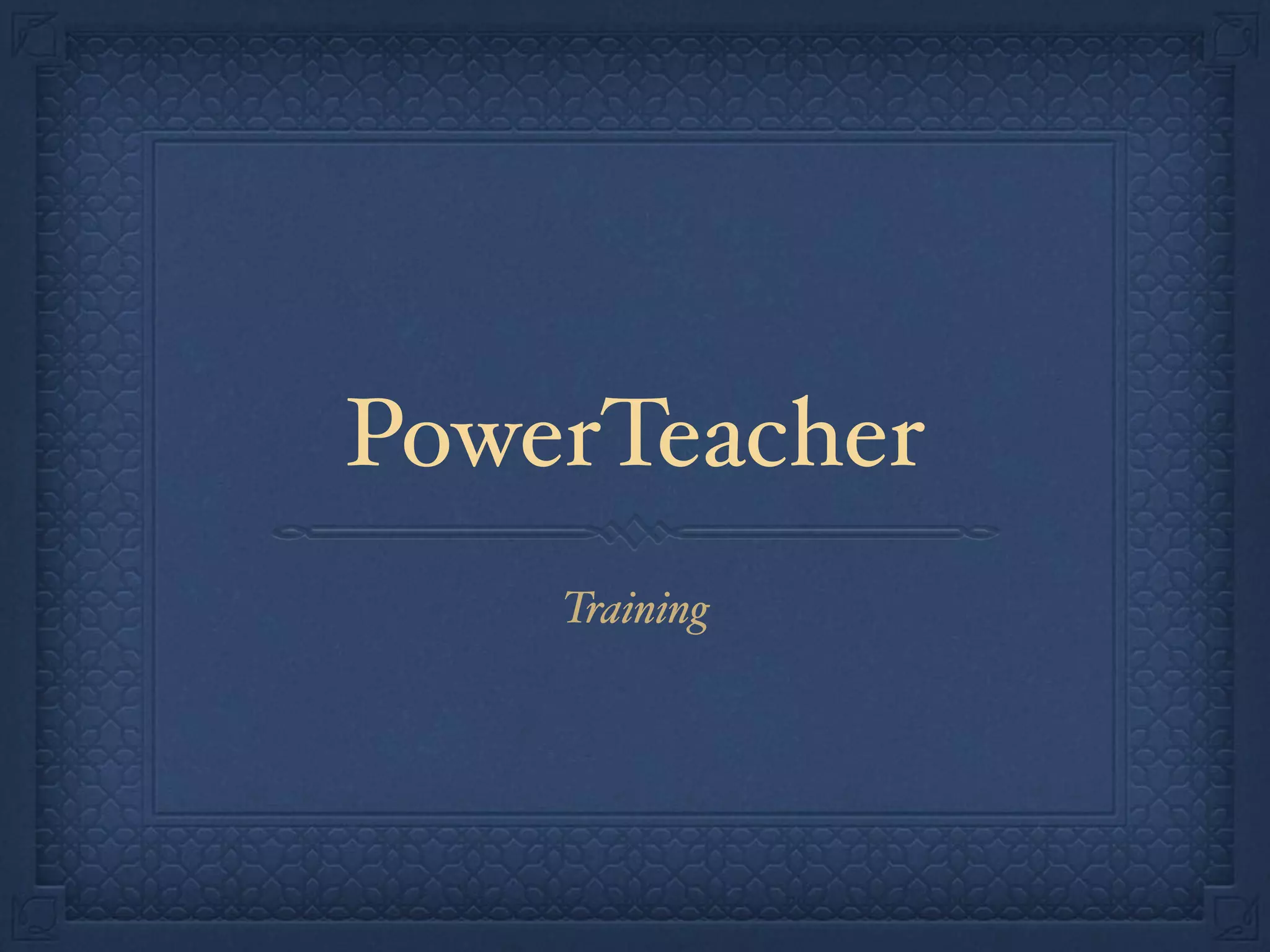 PowerTeacher Tutorial | PDF