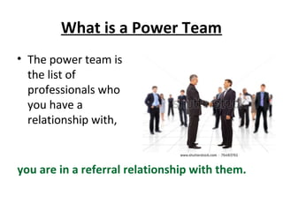 Power teams 9th aug 2012 | PPT