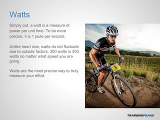The TrainingPeaks Guide to Cycling Power Terminology | PDF