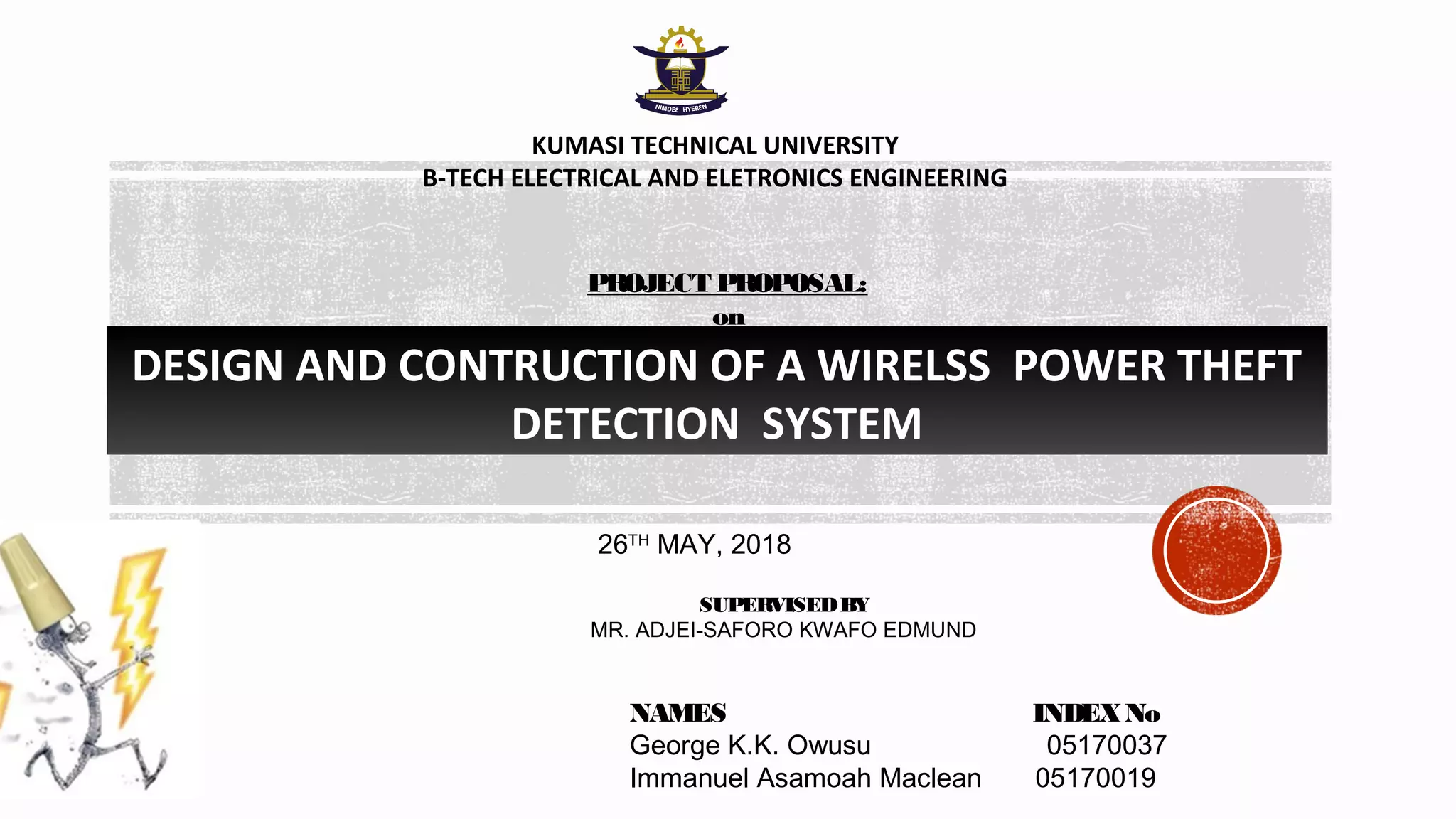 WIRELESS Power theft DETECTION | PPT