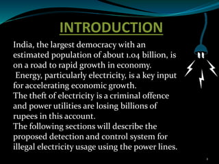 Power theft detection | PPTX