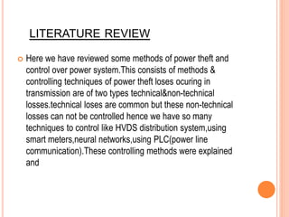 Power Theft Detection (1) [Autosaved].pptx