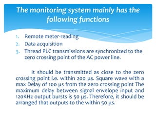 Power theft detection via plc | PPTX