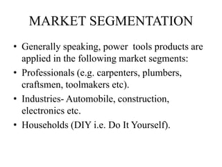 Power tool- Distribution Overview | PPTX