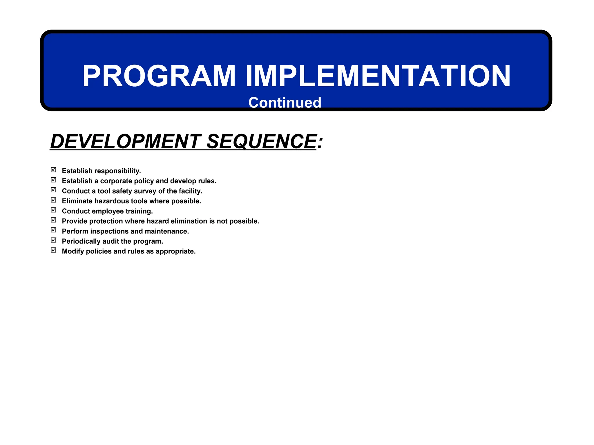 Power_Tools Training for All staff on site | PPT