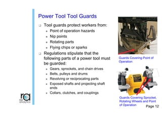 POWER TOOLS PDF and safety precautions at the workplace | PDF