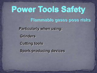 Power tools safety | PPTX