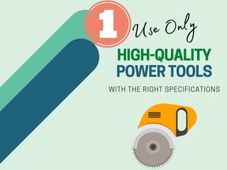 Top 10 Practicable Power Tools Safety Tips | PPT