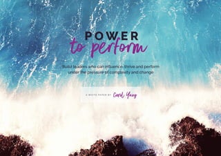 White Paper - Power to Perform | PPT