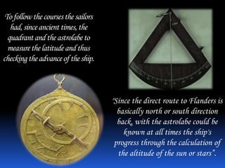 Maritime Trade Routes between A Coruña and Flanders | PPT