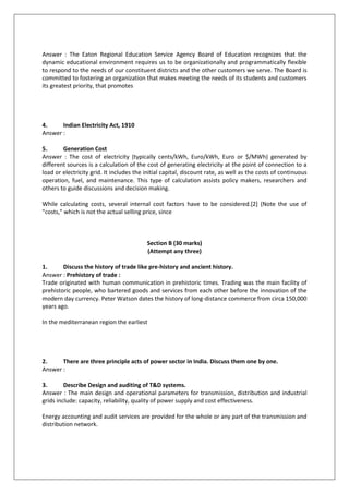 Power trading | DOCX