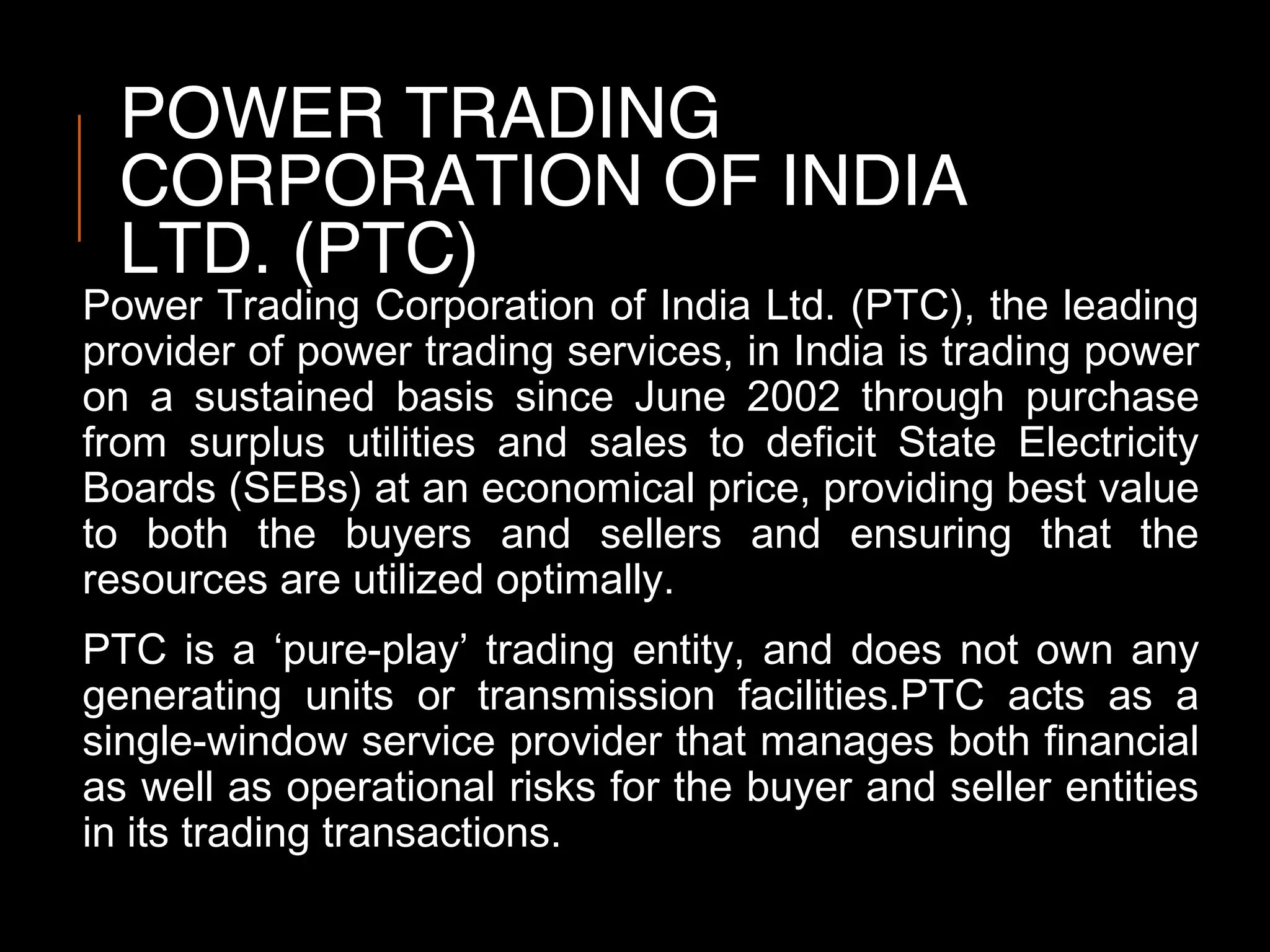 Power trading | PPT