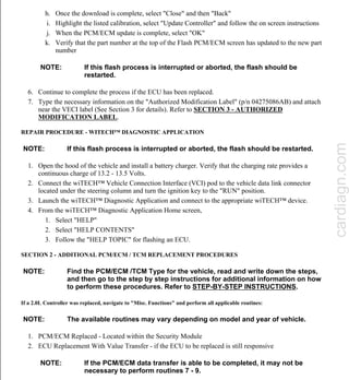 Powertrain Control Module (PCM) - Electrical Diagnostics | PDF