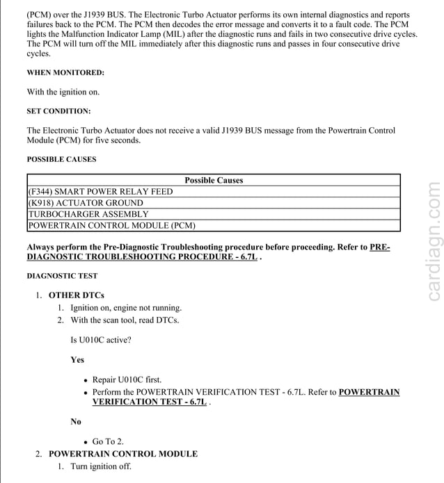 Powertrain Control Module (PCM) - Electrical Diagnostics | PDF