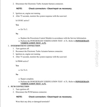 Powertrain Control Module (PCM) - Electrical Diagnostics | PDF