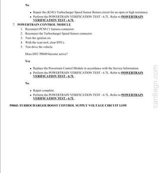 Powertrain Control Module (PCM) - Electrical Diagnostics | PDF