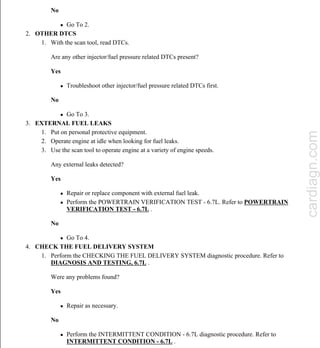 Powertrain Control Module (PCM) - Electrical Diagnostics | PDF
