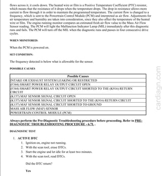 Powertrain Control Module (PCM) - Electrical Diagnostics | PDF