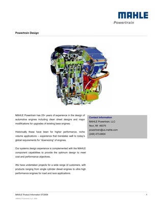 Powertrain Design | PDF