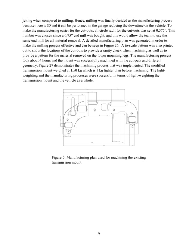 Powertrain final report (transmission mount section) | PDF
