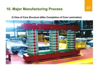 Power transformer manufacturing process and testing | PPTX