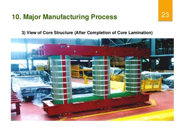 Power transformer manufacturing process and testing