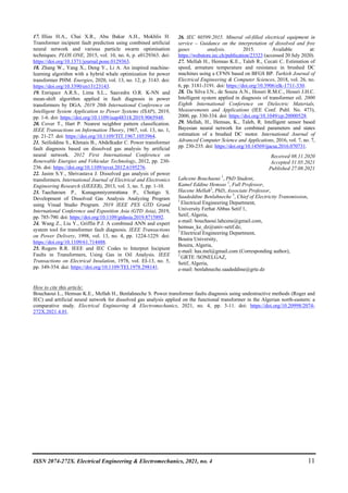 Power transformer faults diagnosis using undestructive methods and ann ...