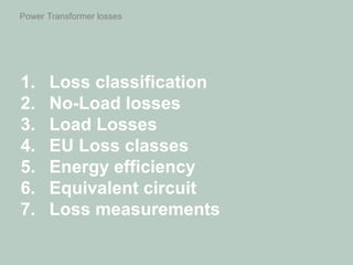 Power transformer losses | PDF