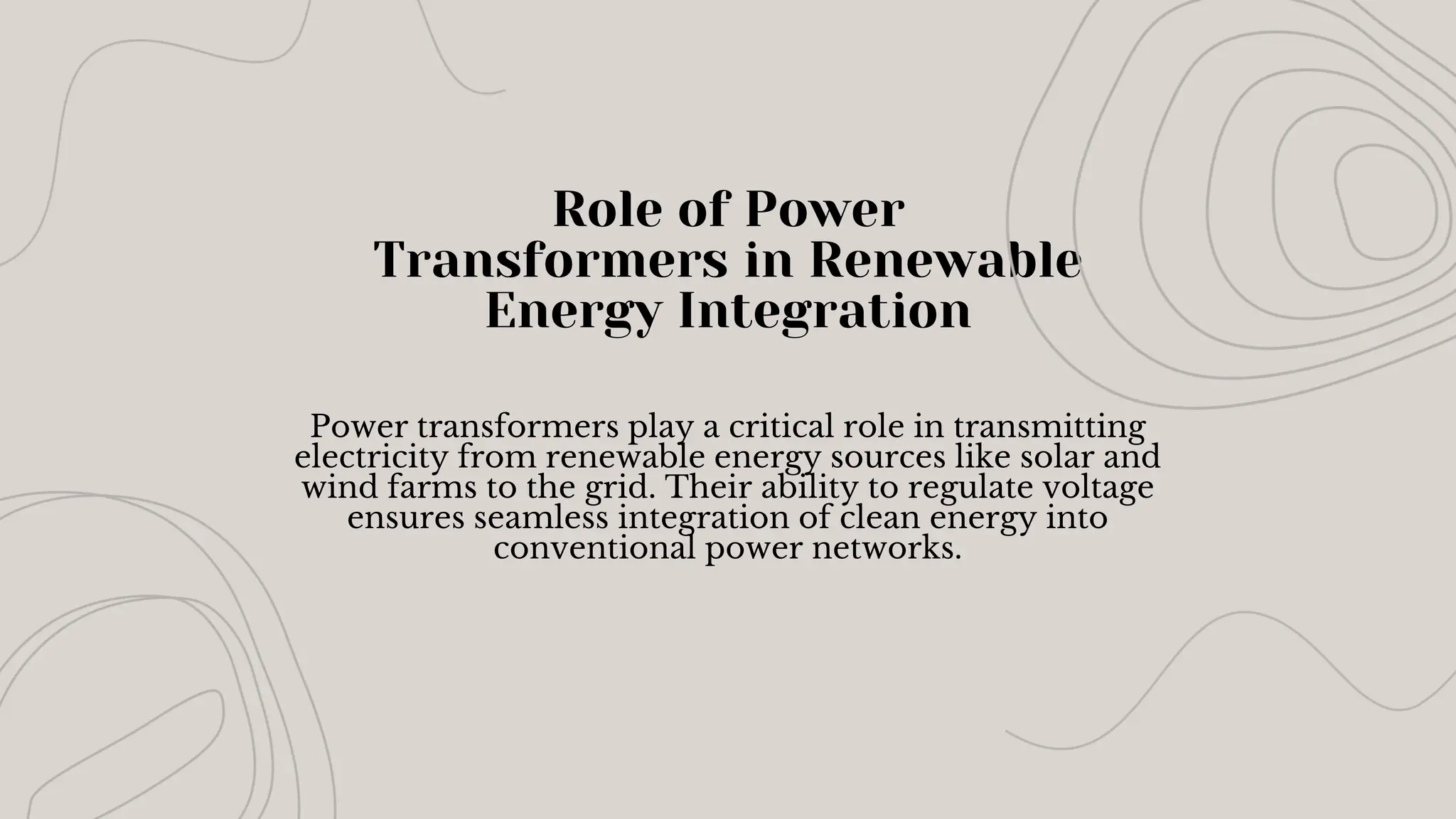 Power Transformers in Renewable Energy Integration | PPT