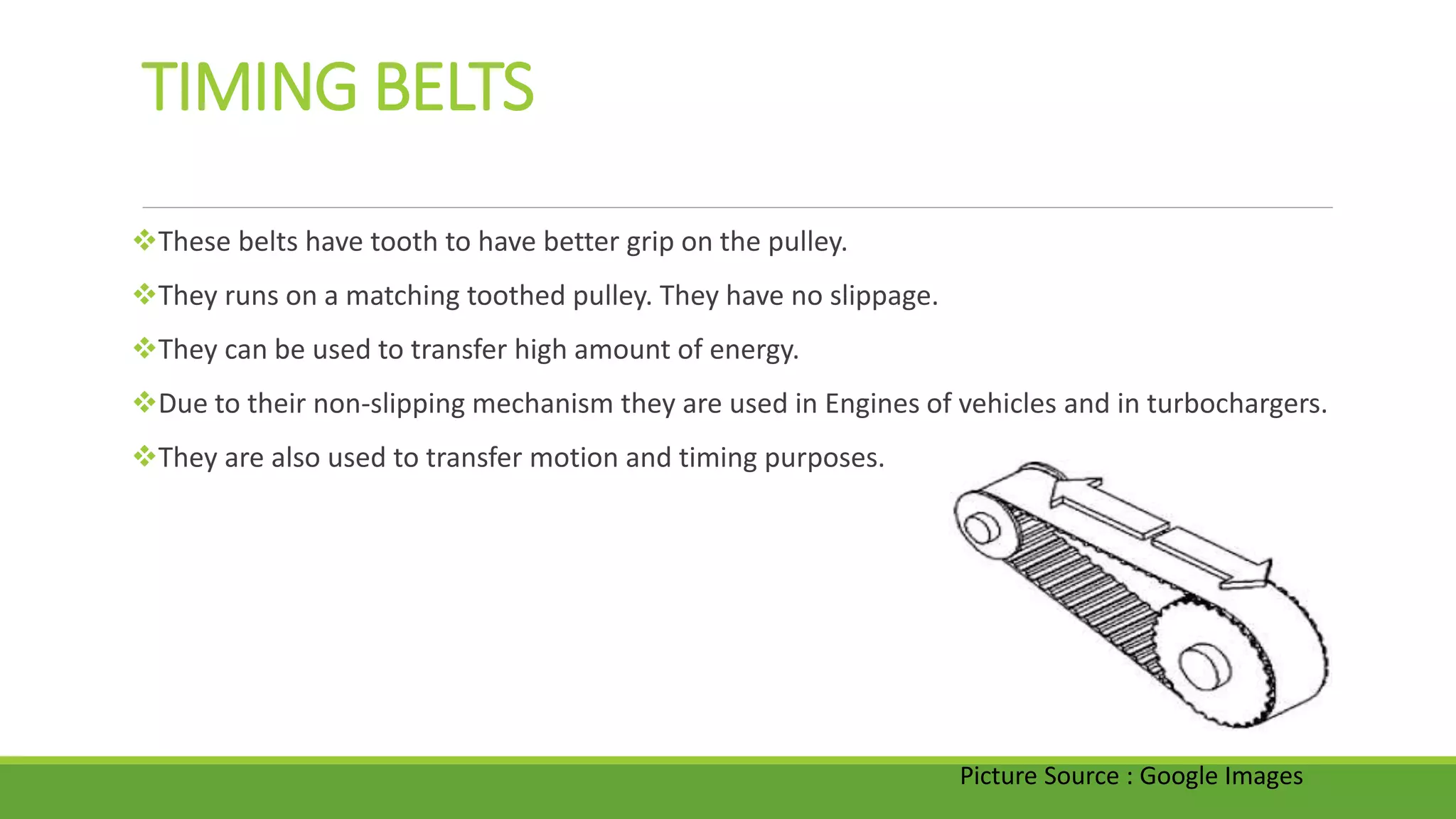 Power transmission through belts ppt | PPTX