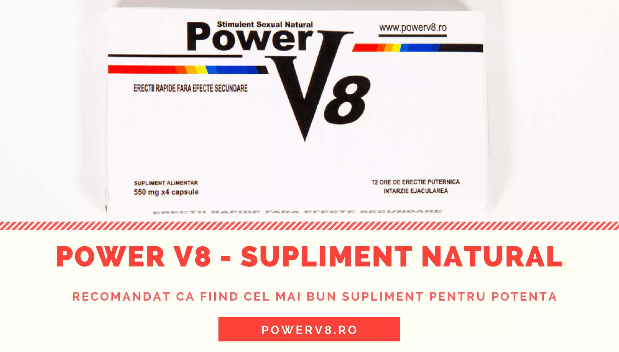 Power v8 - supliment natural pentru barbati | PPT