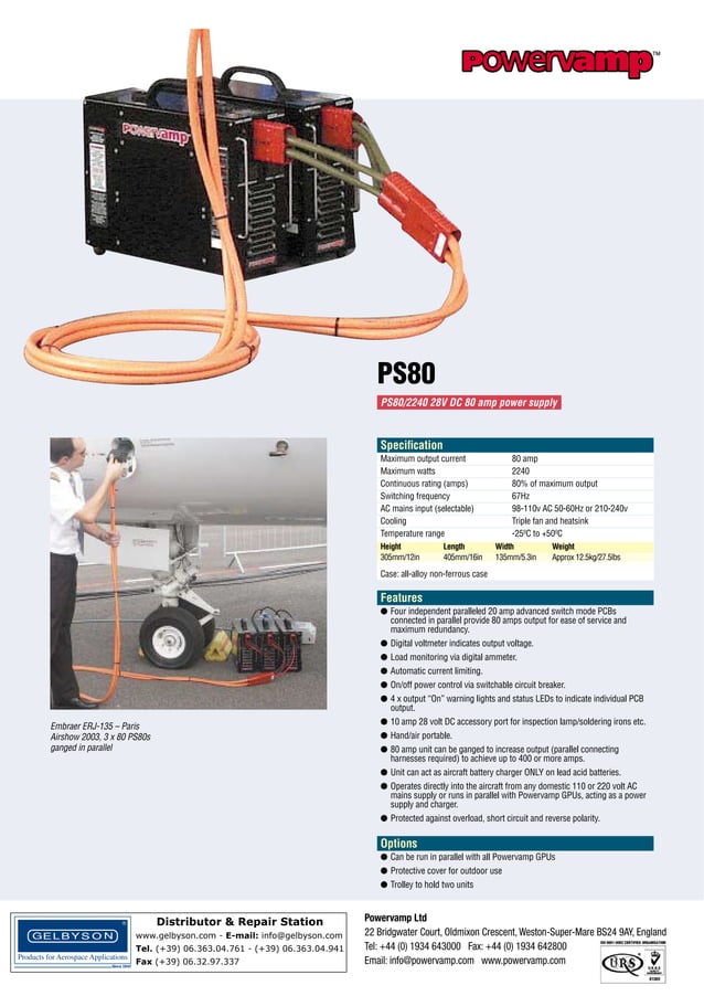 Power vamp ps80 | PDF