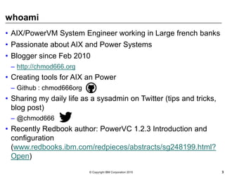 Power vc for powervm deep dive tips & tricks | PPTX