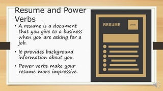 Power verbs | PPTX