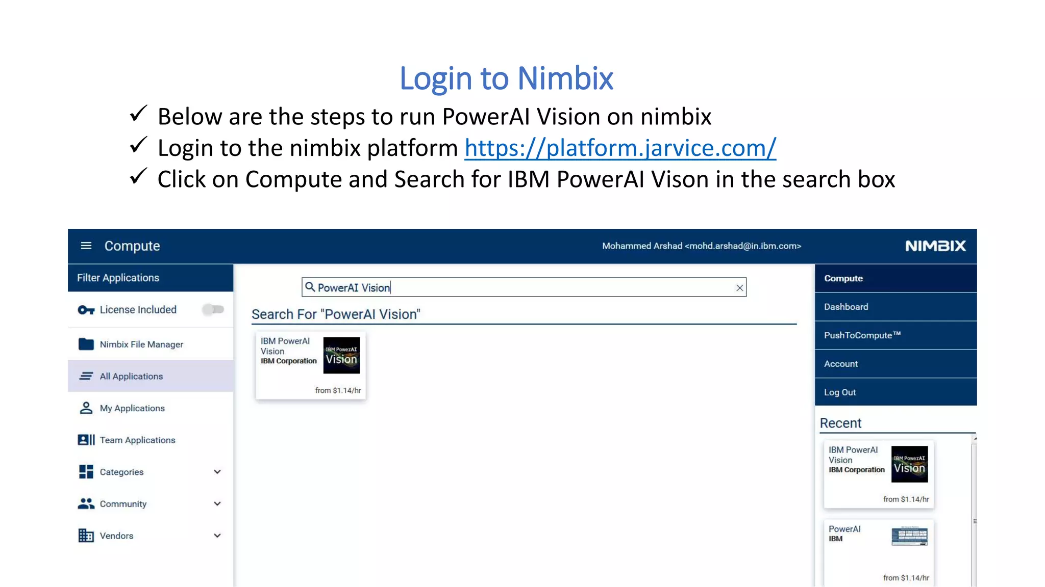 PowerAI vision execution steps | PPTX | Computing | Technology & Computing