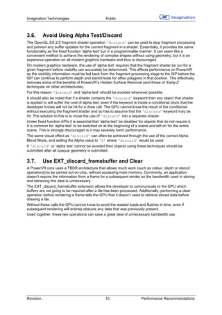 PowerVR performance recommendations | PDF