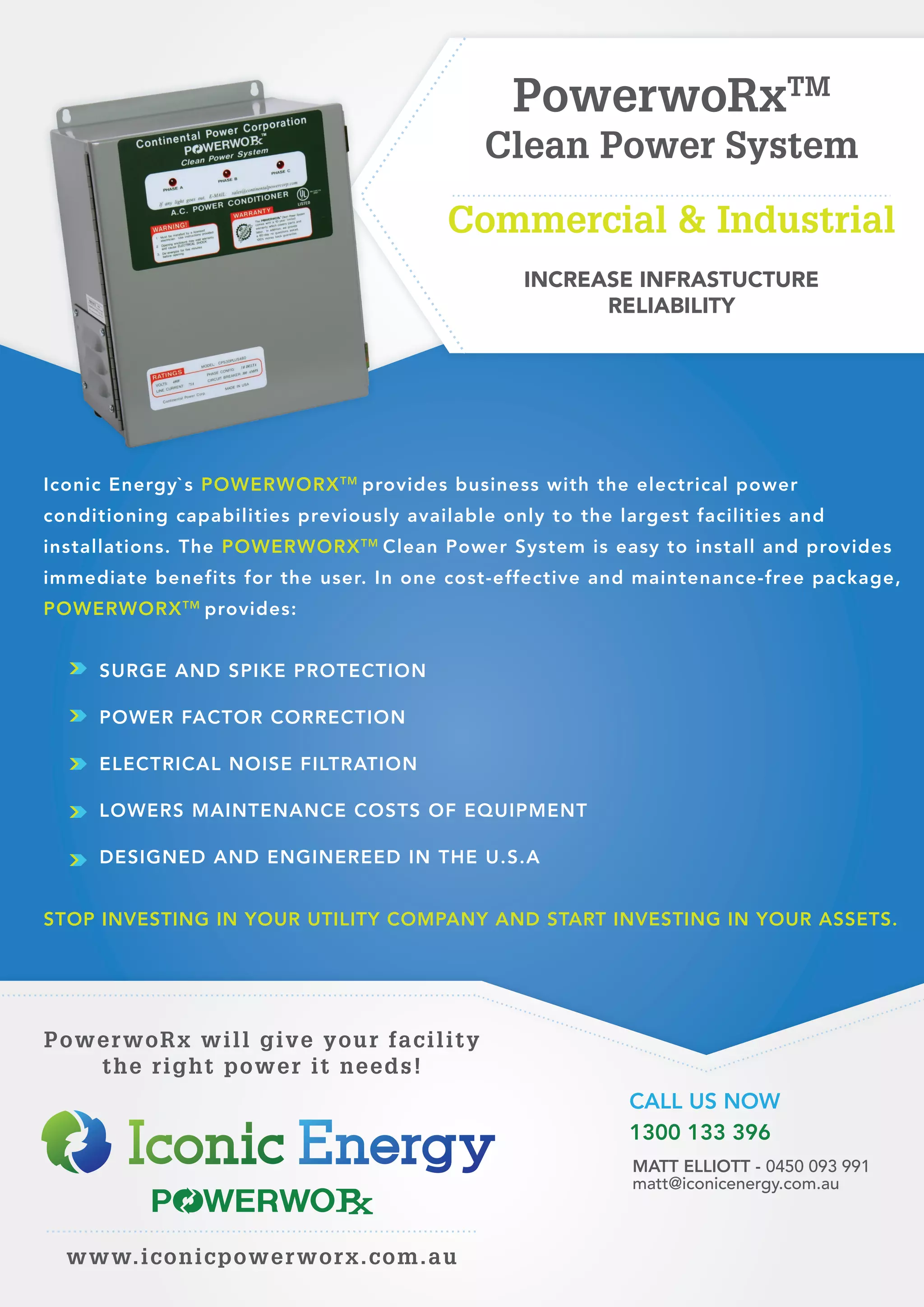 Powerworx - Power Conditioner | PDF
