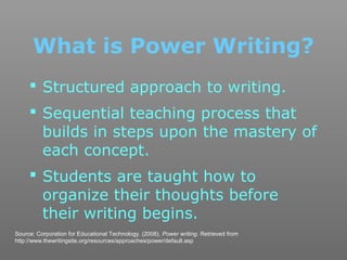 Power writing | PPT