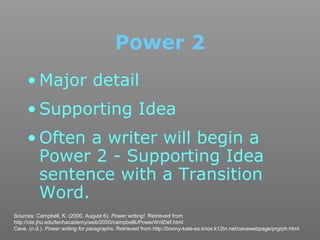 Power writing | PPT