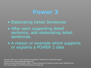 Power writing | PPT