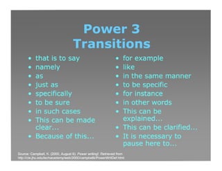 Power writing | PDF
