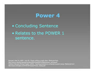 Power writing | PDF