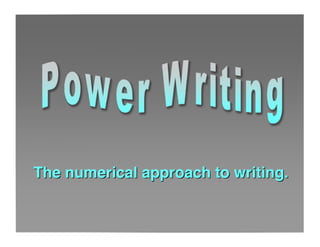 Power writing | PPT