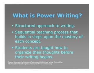 Power writing | PPT