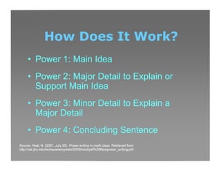 Power writing | PPT