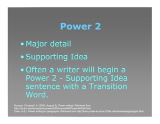 Power writing | PDF