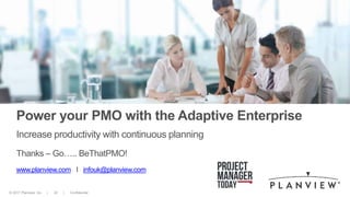 Power Your PMO with the Adaptive Enterprise | PPTX