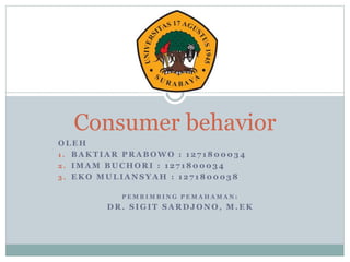 Consumer behavior | PPTX