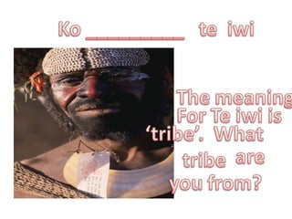 Mihi - Maori Language Instructions | PPT