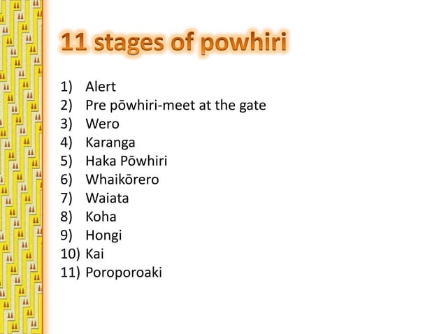 Underlying philosophies behind Pōwhiri Poutama frame work | PPTX